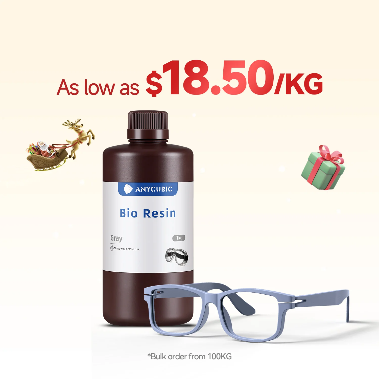 Bio Resin 10-100kg Deals - Anycubic Global Store